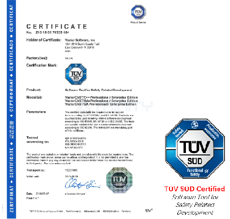 VectorCAST-领先的软件动态测试和测试完整性验证工具-创提信息科技（上海）有限公司